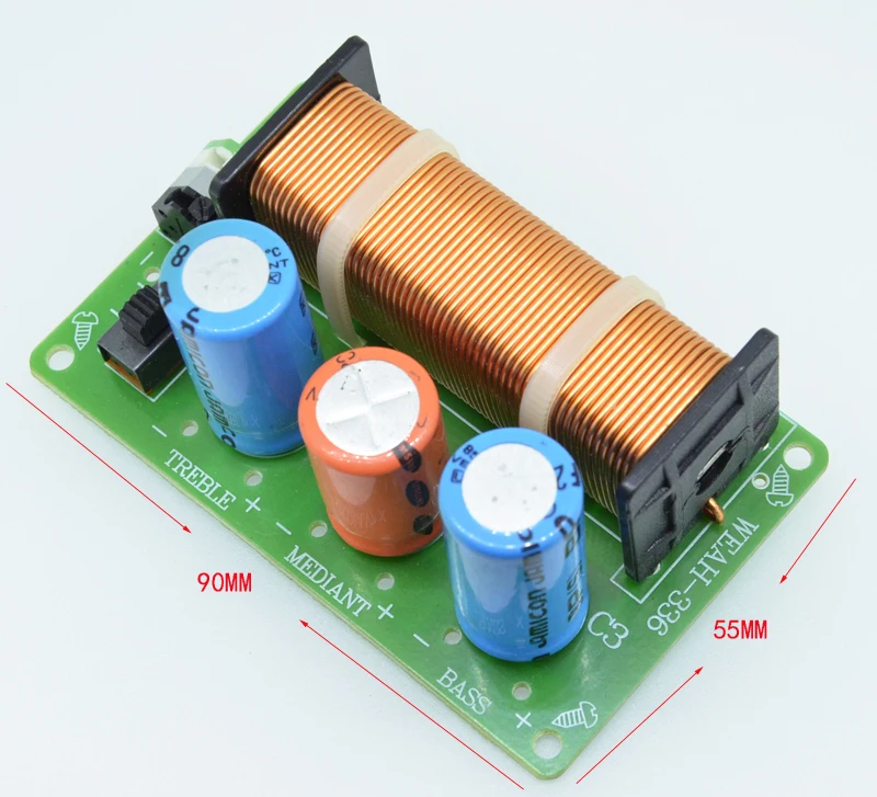 Aiyima PRO AUDIO 3 Unit Speaker Frequency Divider 3 Way Crossover ...