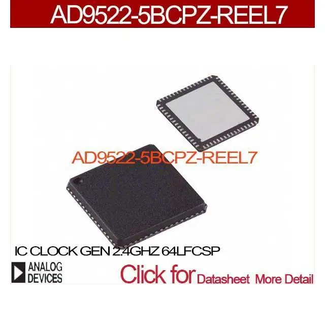 AD9522 5BCPZ REEL7 ic clock gen 2.4 천헤르쯔 64 lfcsp AD9522 5BCPZ REEL7 ...