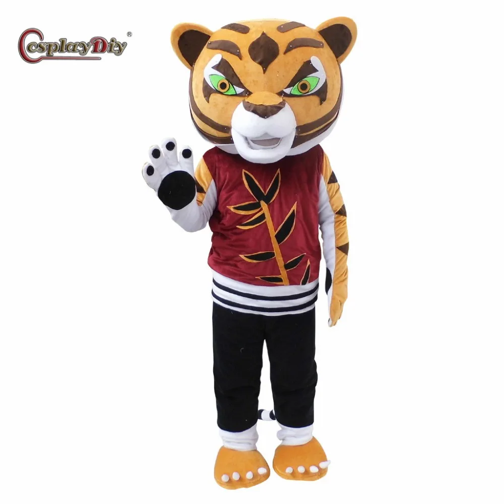 Cosplaydiy Tiger Mascot Costume Cartoon Animal Cosplay Costumes ...