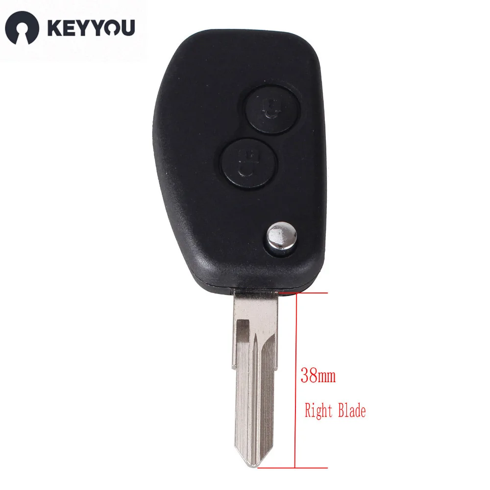 KEYYOU-5X-2-Button-Modified-Key-Shell-For-Renault-Dacia-Modus-Duster ...