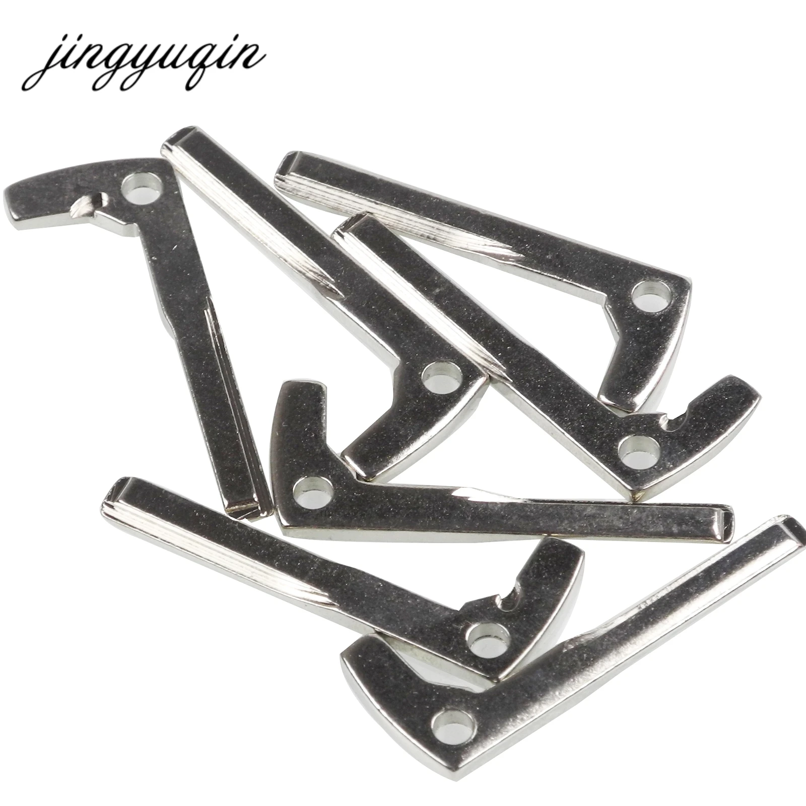 jingyuqin 15pcs/lot Uncut Key Blanks Insert for Mercedes Benz Smart ...