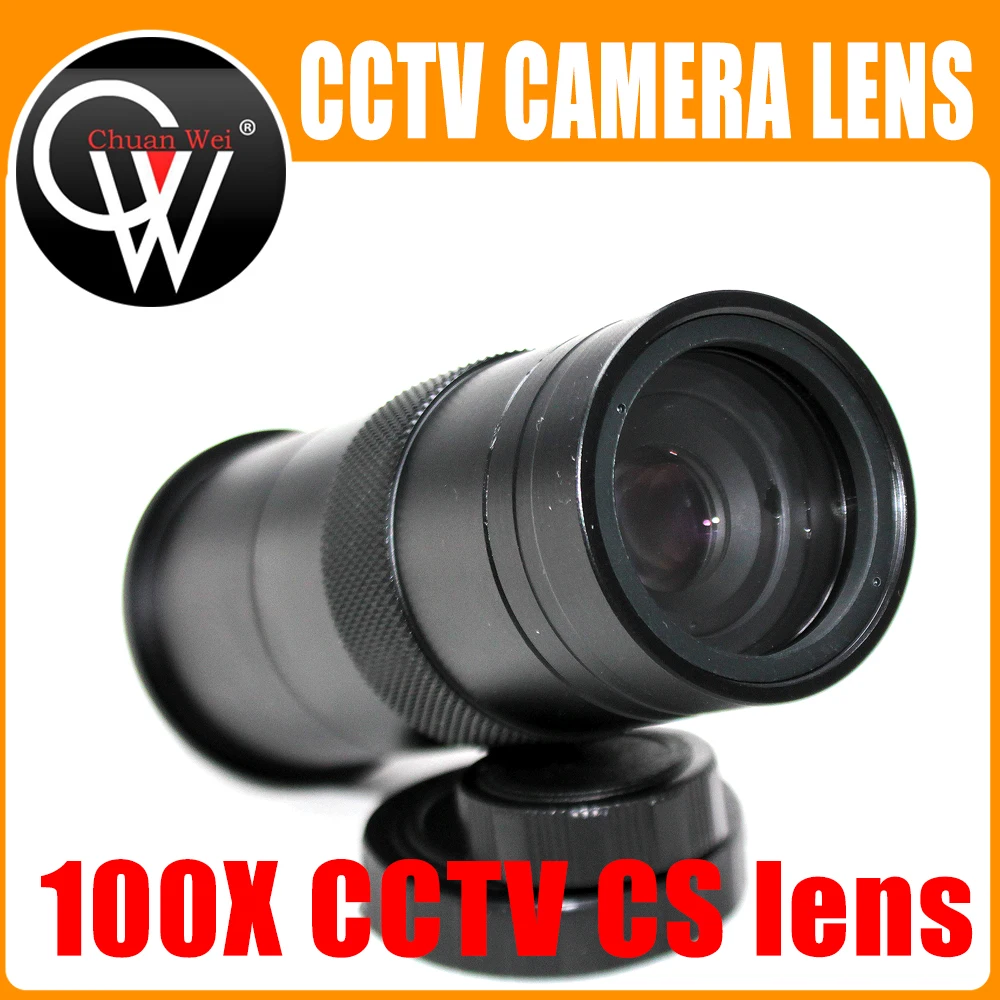 100X-Zoom-Lens-C-CS-Mount-Lens-Glass-Magnification-Eyepiece-For-VGA ...