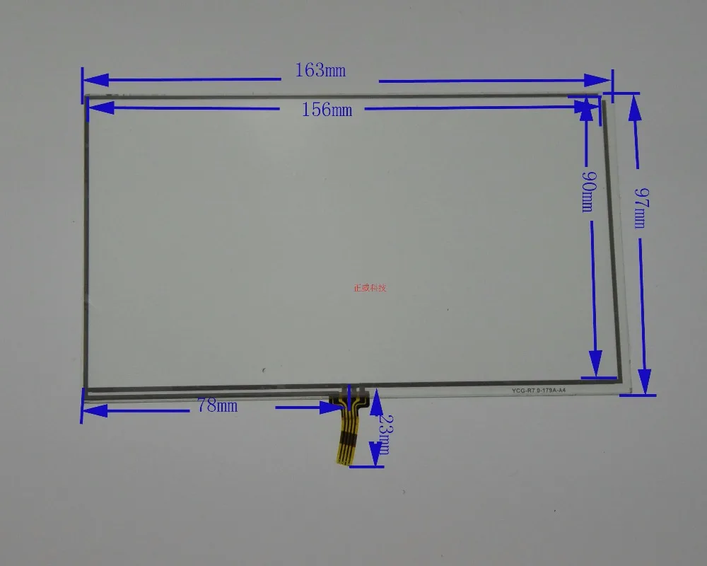Asli Baru 7 Inch Empat Layar Sentuh Resistif 163*97 Peta Cheong Song ...