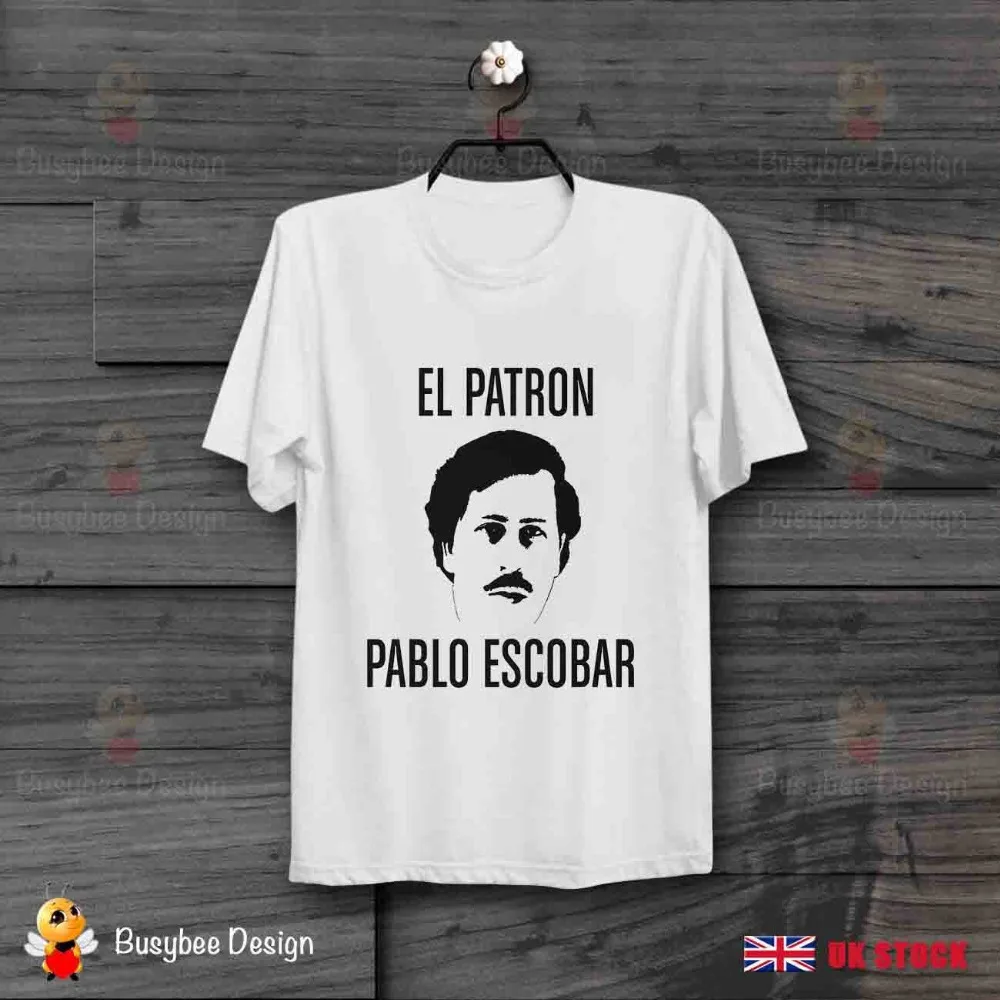Shirts & Tees Clothing Pablo Escobar Cartel Narcos El Patron Shirt PD ...