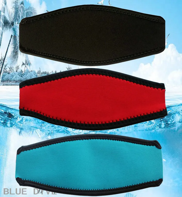 Neoprene Scuba Diving Mask Head Strap Cover Mask Padded Protect Long ...