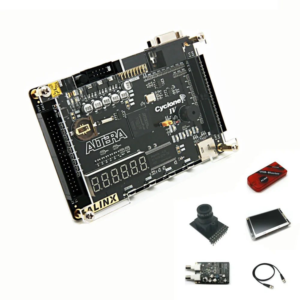Altera EP4CE6 FPGA Development Board FPGA Card + High Speed USB Blaster ... Altera EP4CE6 FPGA Development Board FPGA Card + High Speed USB Blaster ...