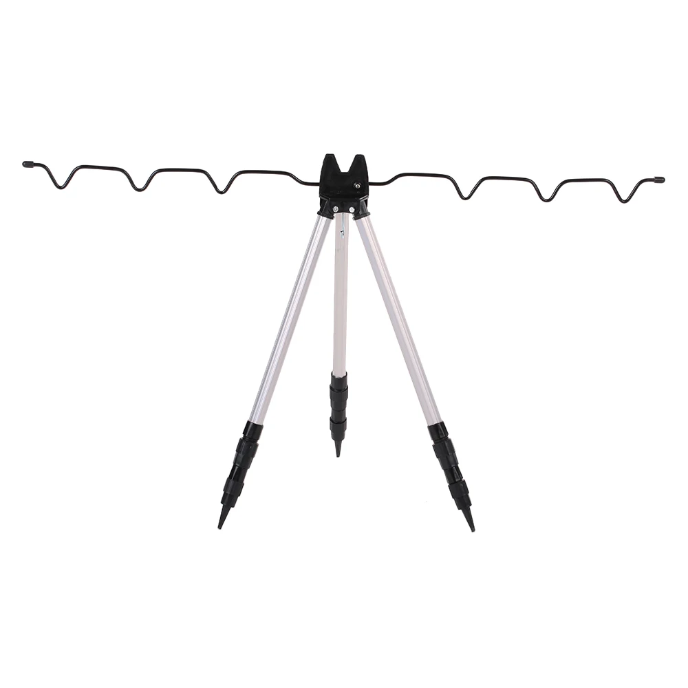 Aluminum Alloy Telescopic Fishing Tripod Holder Stand for Fishing Rod ...