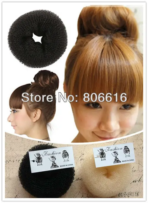 8CM 12Pcs Quick Messy Bun Updo Hairdisk Doughnuts Hair Device DIY Hair ...