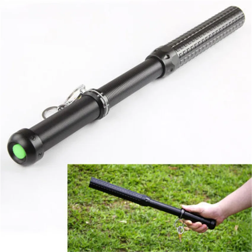 1800lm Q5 Telescopic Zoom Long Tactical Self Defense Flashlight ...