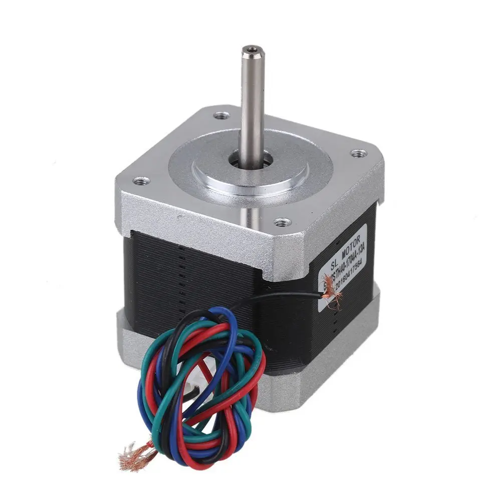Silver 42mm Bipolar SL42STH40 1704 13A Stepping Motor DC12V 1.7A Two ...