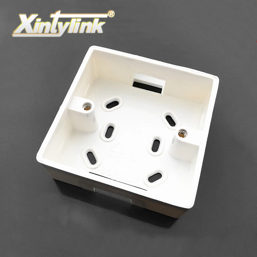xintylink rj45 jack Face Plate Back Box rj11 faceplate rj12 wall socket ...