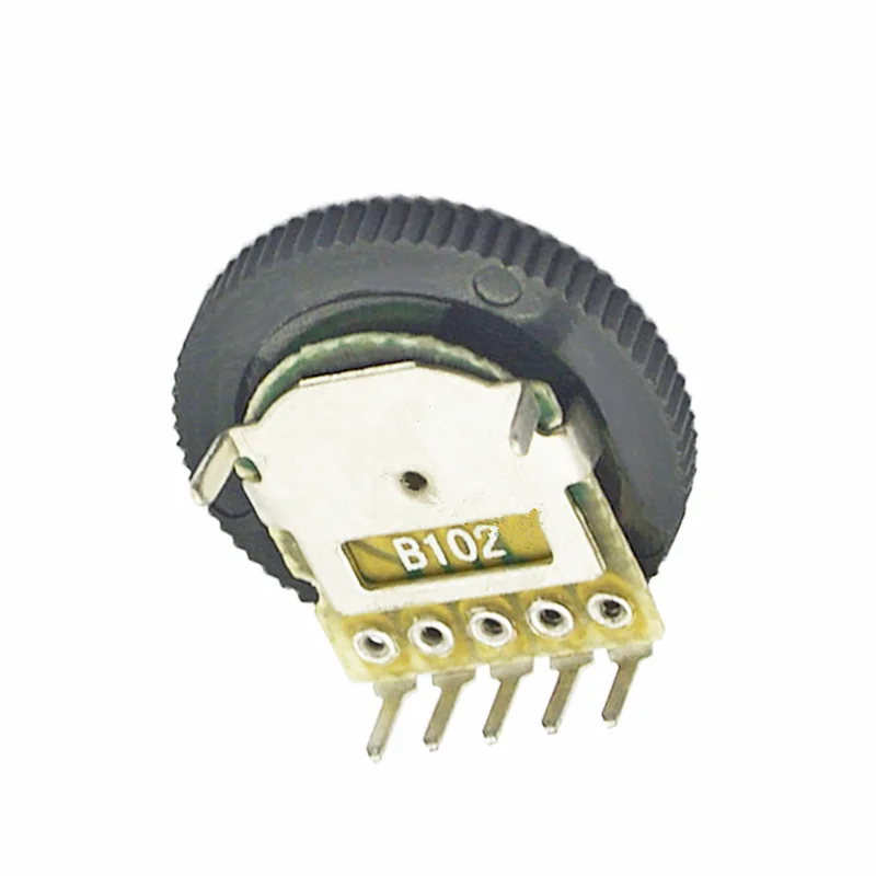 10pcs 5 Pin Duplex Joint Dial Potentiometer Gear Potentiometer ...