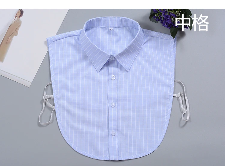 Cravate,Faux Col détachable pour homme, 100% coton, accessoire de ...