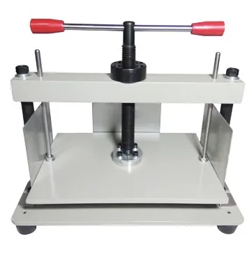 A4 Size Manual Flat Paper Press Machine For Photo Books Invoices Checks ...