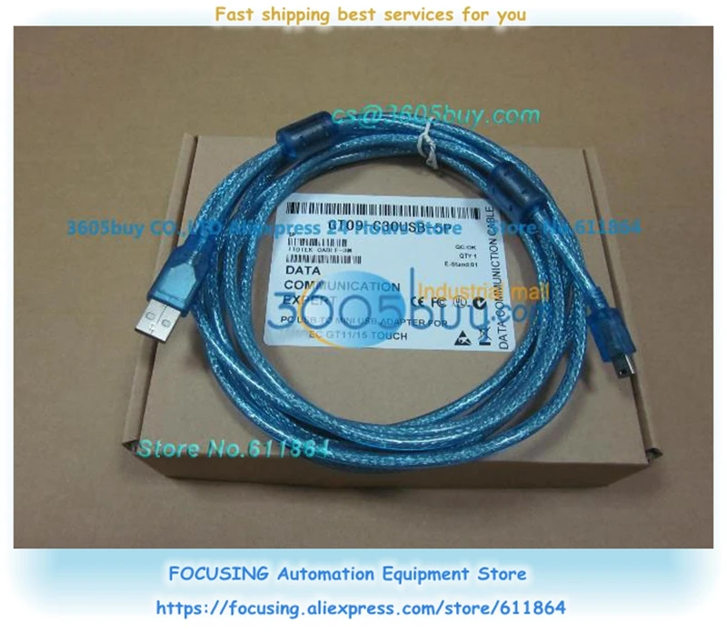 New GT11/GT15 Series GT09 C30USB 5P Programming Cable|cable|cable ...