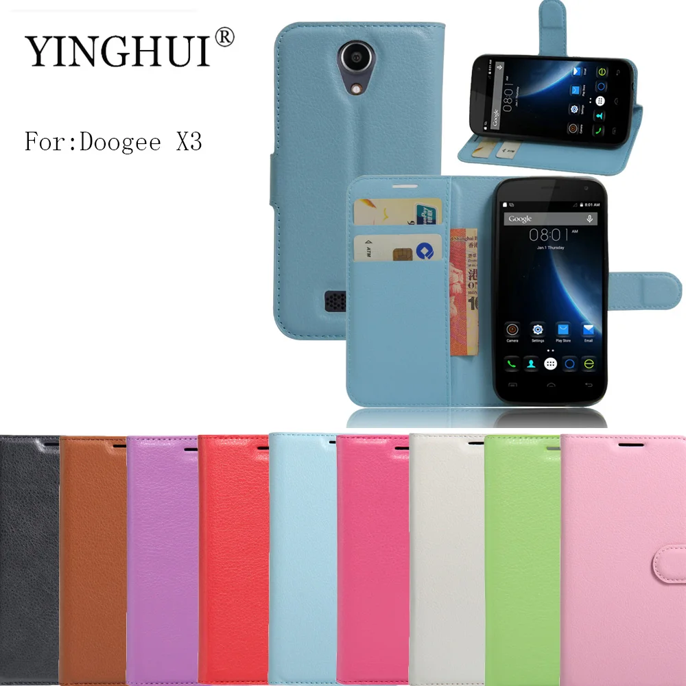 YINGHUI For Doogee X3 Case Fashion Phone Funda Cover Cases For Doogee ...