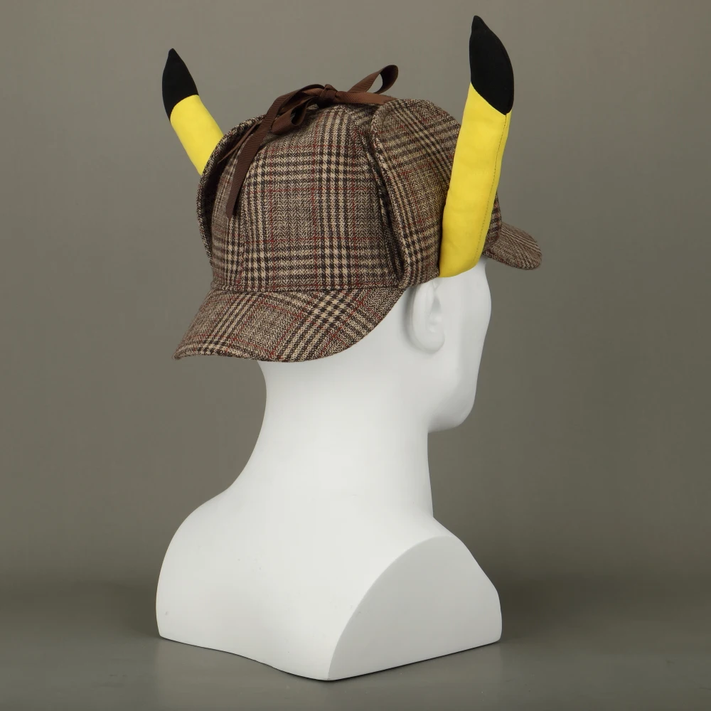 2019 Movie Pokemon Detective Pikachu Cosplay Hoeden Leuke Oren ...