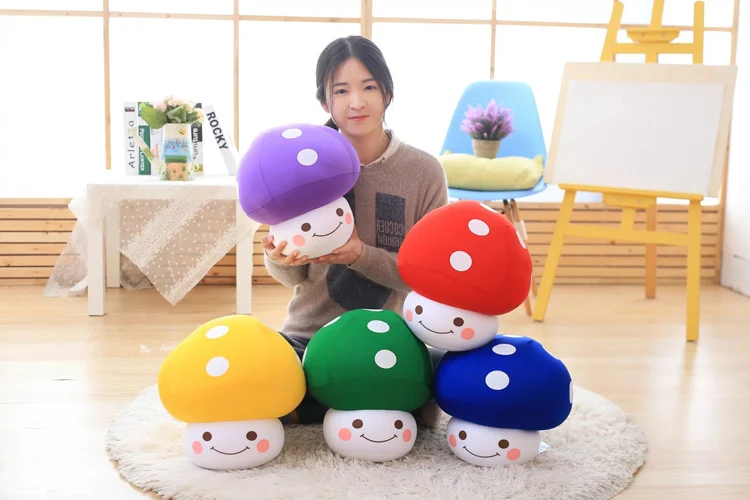 35cm Creative Cute Little Magic Mushroom Head Doll, Nanoparticle ...