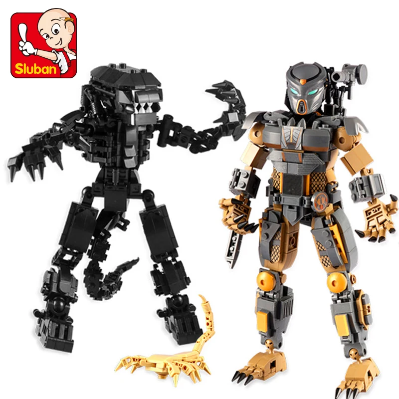 Aliens Vs Predator Mech Model Building Blocks Bricks Movies Classic ...