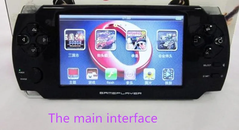 2016 New 8GB 4.3 Inch TFT screen PMP Handheld Game Player s331 MP4 MP5 ...