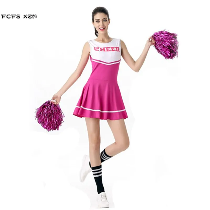 Go Team Cheerleader Costume Pink