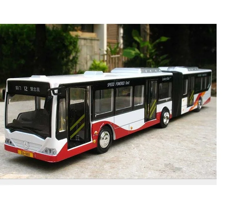 Scaled Model 1:10 Extra Long Bus city bus Model kit|kit xenon 4300k h4 ...