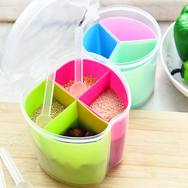 1PCS Hot sale Plastic Spice storage Box Seasoning Cans jar Pepper ...