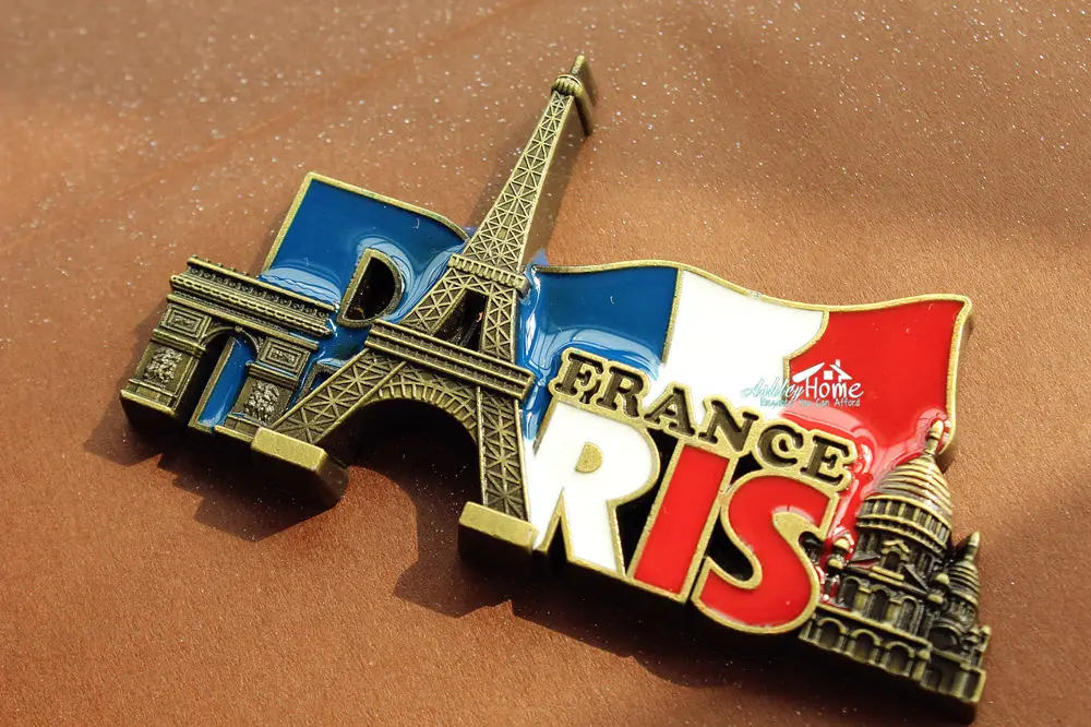 France Paris Landmarks Tourist Travel Souvenir 3D Metal Fridge Magnet ...