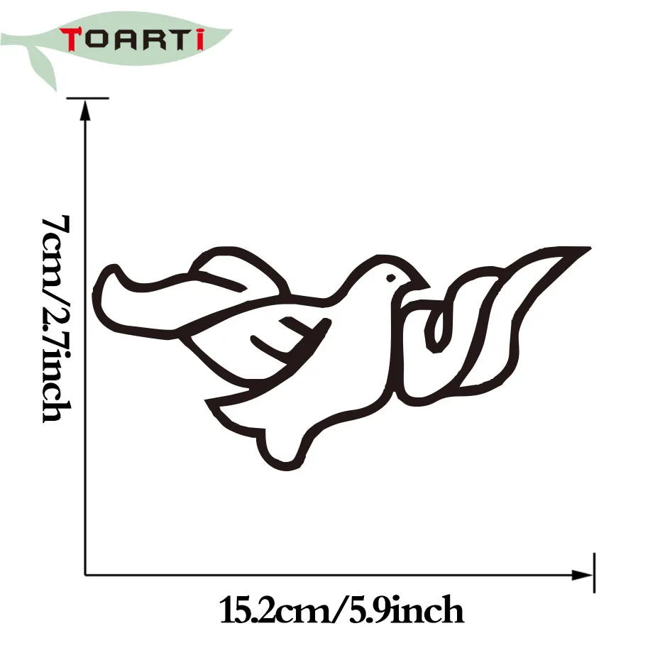 Jesus Dove Vinyl Decal Car Sticker Religious Symbol Waterproof Window ...