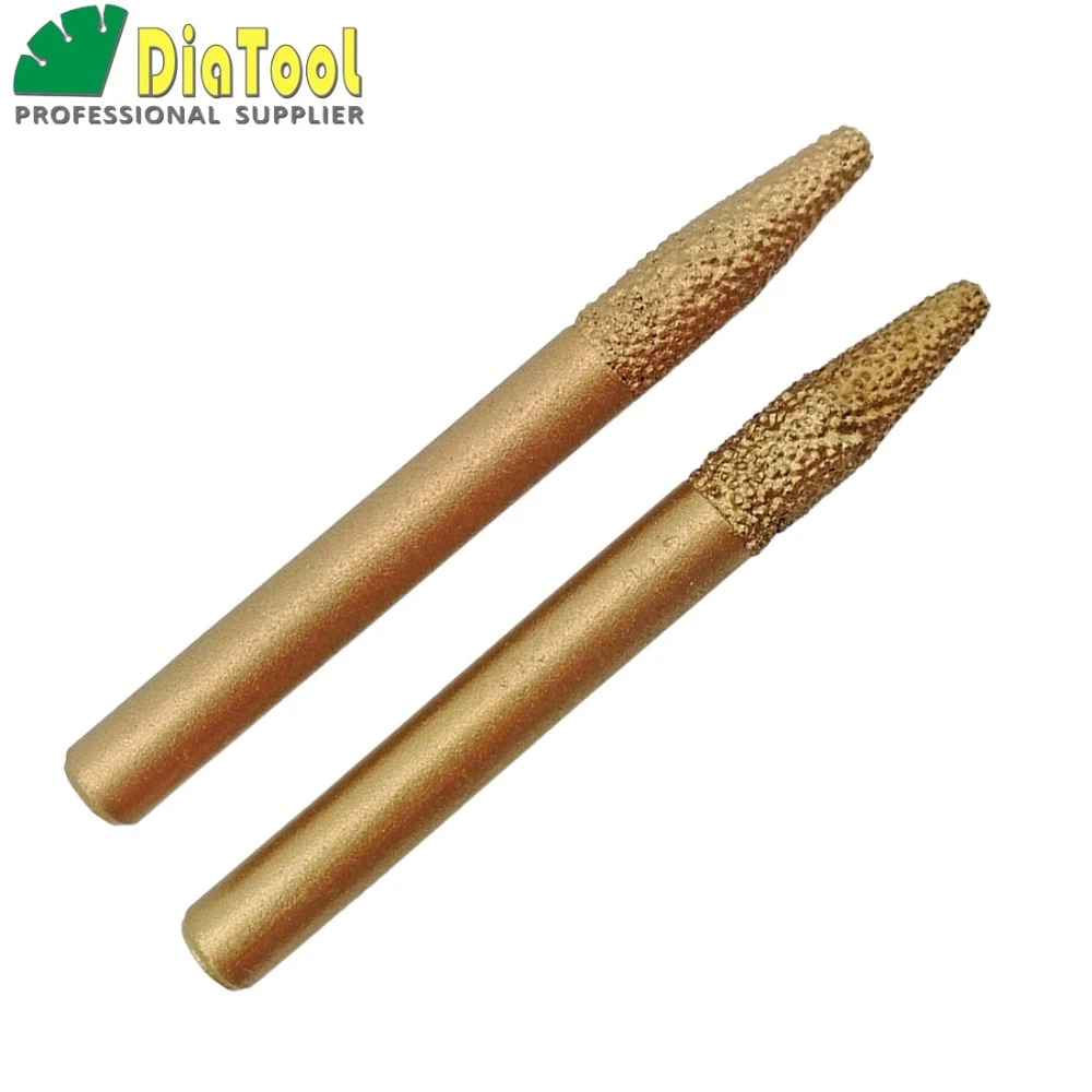 SHDIATOOL 2pcs CNC Stone Engraving Bits CNC Tool, Stone Carving Tools ...
