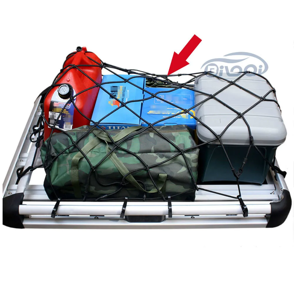 Car Boat Van Truck Cargo Elastic Net Bungee Luggage Roof Rack Secure ...