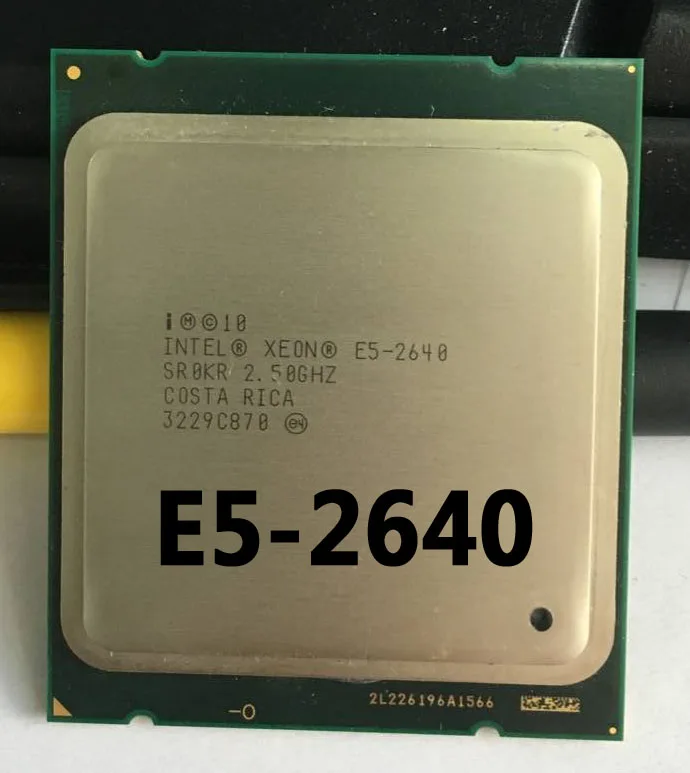 Intel Xeon Processor E5 2640 E5 2640 Six Core C2 Desktop processor 100% ...