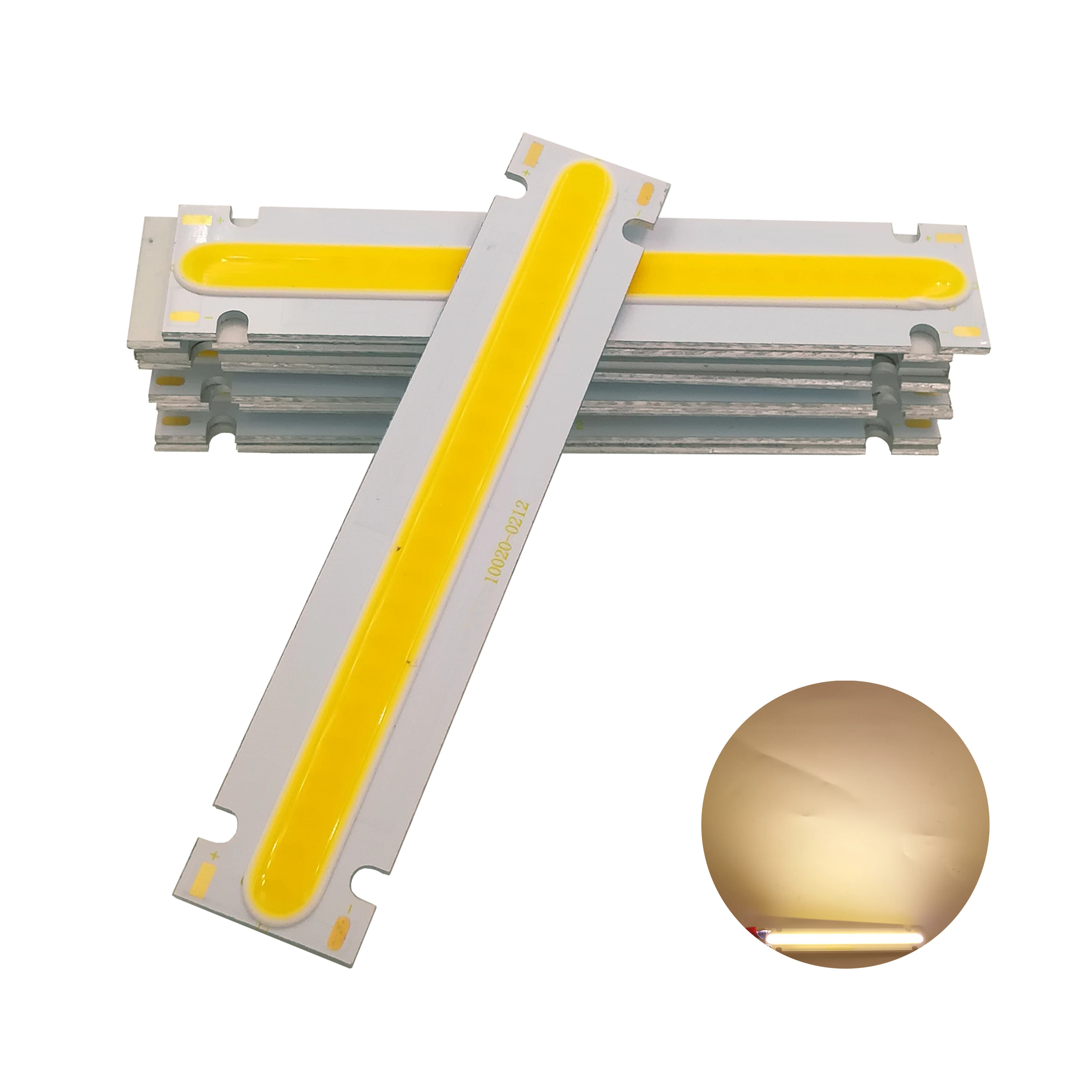 DC 6 V LED COB tira 100mm 20mm módulo barra luz lámpara frío cálido ...