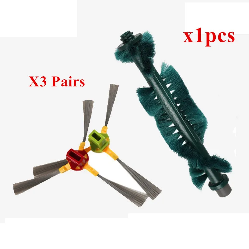 1x-Main-Agitator-Brush-6x-Side-Brush-for-Ecovacs-600-Deebot-D62-D63-D65 ...