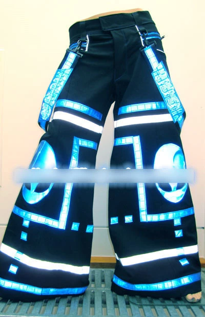 Alient Shuffle Dance Pants Raver Ore Techno Hardstyle Tanz Hose ...