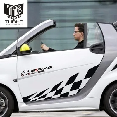 Aliexpress.com : Buy FOR Benz smart fortwo car door stickers text ...