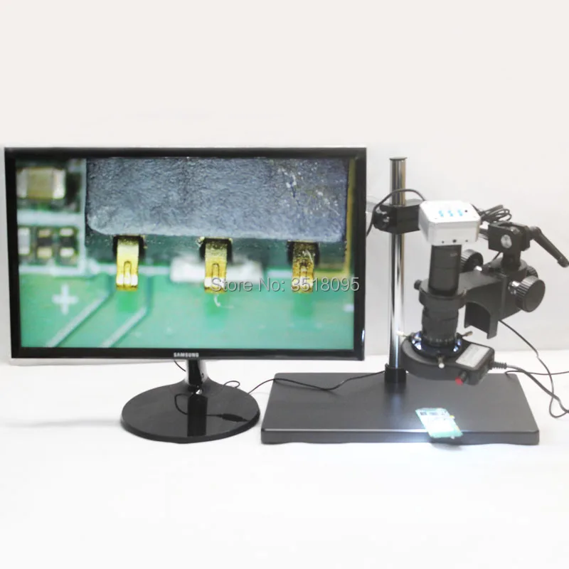 16MP 1080 P 60FPS Industriële Microscoop Camera HDMI USB Output 10X ...