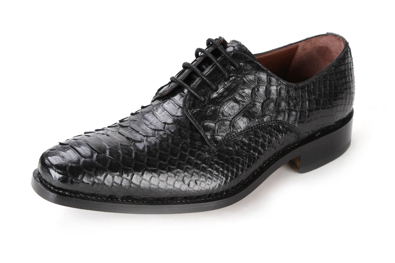 New Men Italian Genuine Python Snake Skin Leather Designer Men Shoes ...