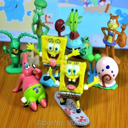 Compra bob esponja mini figura online al por mayor de China, Mayoristas ...