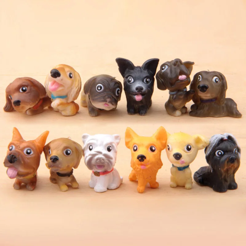 12pcs /set Mini Dog Action Figures My Dog Pet Puppy Kids Girls Boys ...