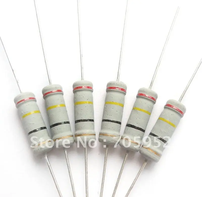 3W Metal Oxide Film Resistors 24 ohm +/ 5% (200pcs)|resistor design ...