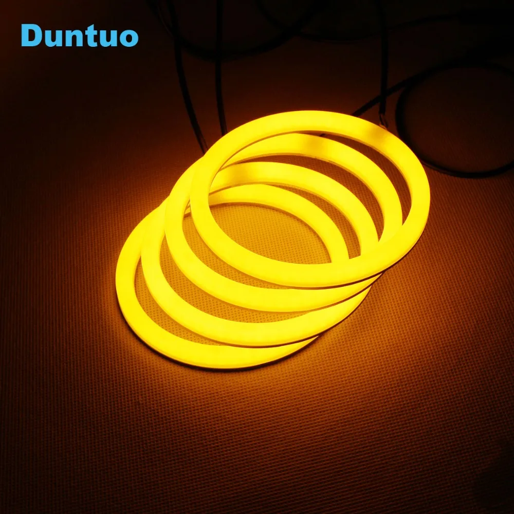 Angel Eyes Double Color Running Light Drl Turn Signal Lamp Led Car ...