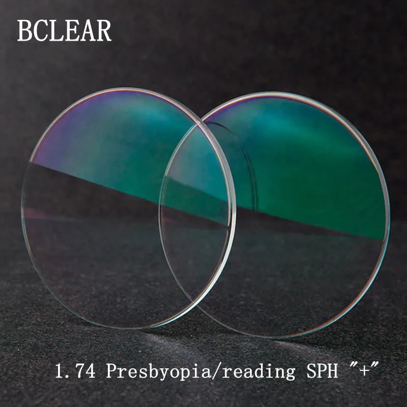 BCLEAR 1.74 Aspheric Ultra Thin Eyeglass Prescription Lenses Customized ...