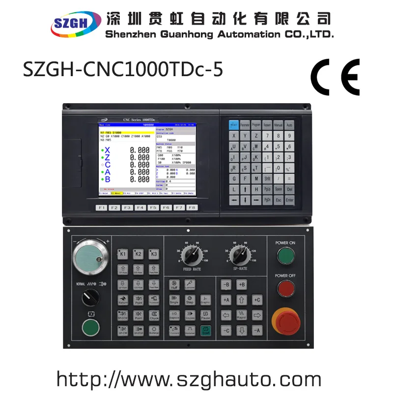 Buy High Performance 5 Axis Cnc Lathe Controller New Cnc1000tdc 5 With G Code