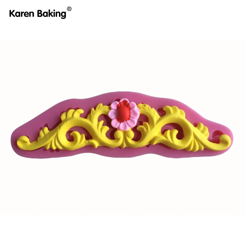 Beautiful Flower Shape Chocolate Candy Jello 3D Silicone Fondant Lace ...