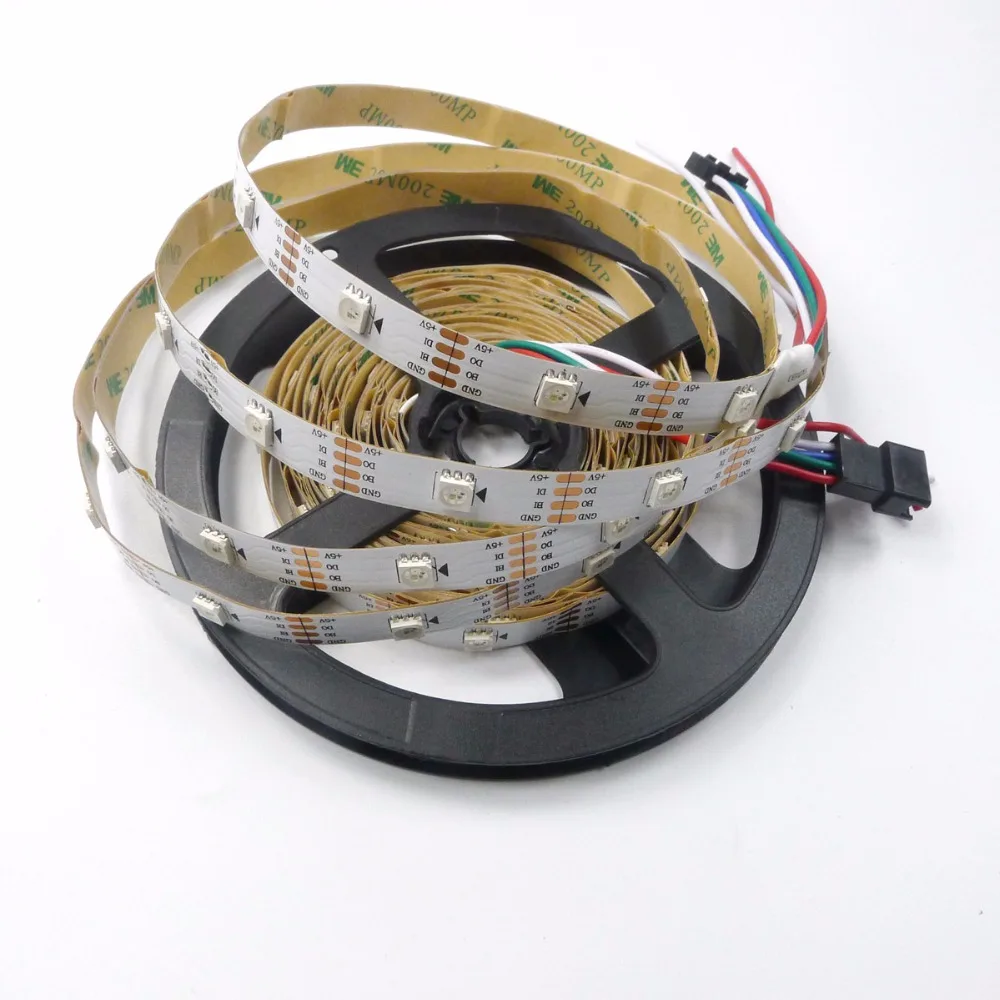 5M WS2813 30LED/M Individual Addressable 5V 5050 RGB LED Strip non ...