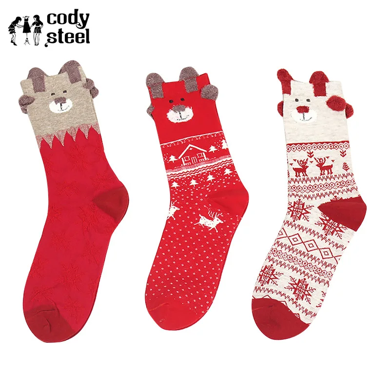 Calcetines gruesos cálidos de Invierno para mujer bonitos dulces ...