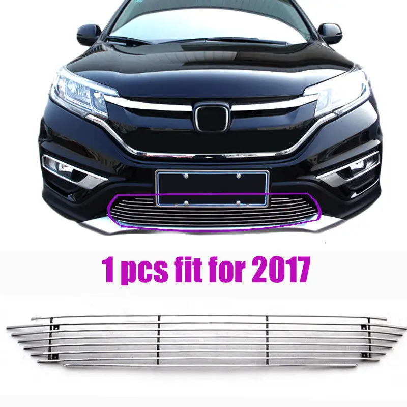 Aluminum Bottom grille lower grill Decorative cover for Honda CRV CR V ...