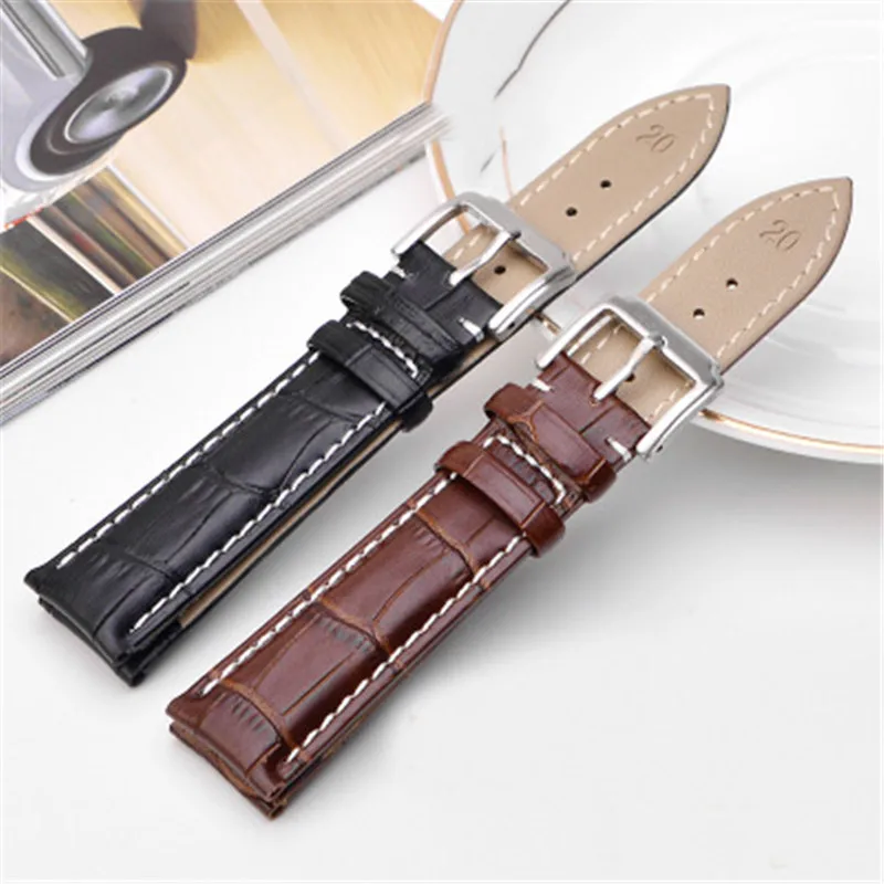 Correa de reloj de piel auténtica para hombre y mujer, pulsera de piel ...