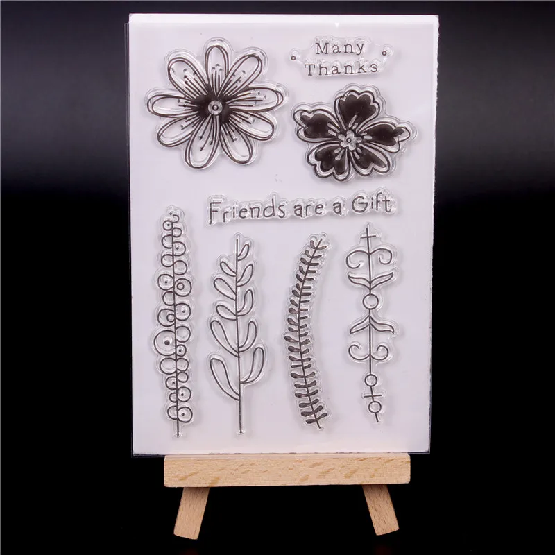 Rubber Silicone Clear Stamps For Scrapbooking Tampons Transparents Seal